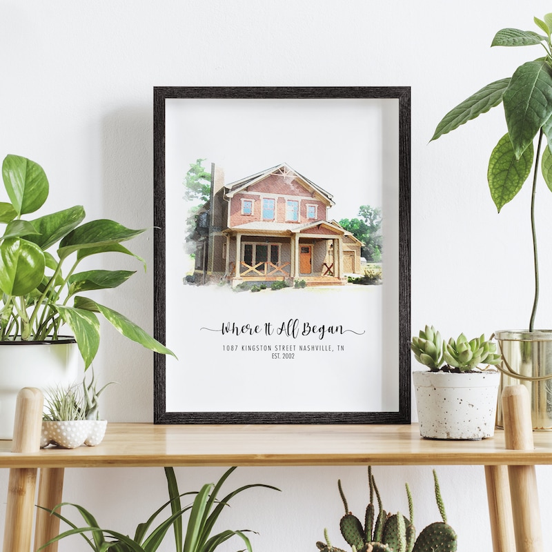 Home Portrait - Etsy