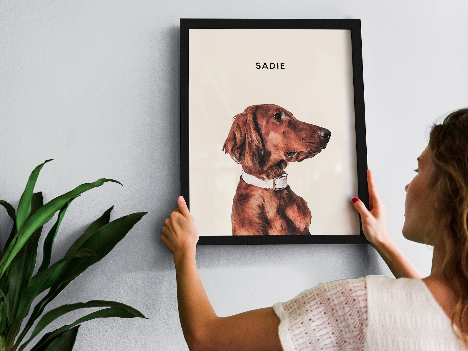 Pet Portrait Custom Pet Portrait Personalized Dog Gift - Etsy