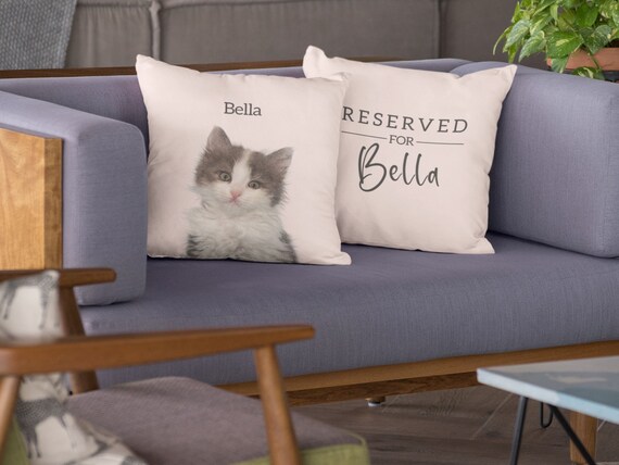 Cat Pillow Custom Pet Pillow Personalized Cat Pillow for Cat - Etsy