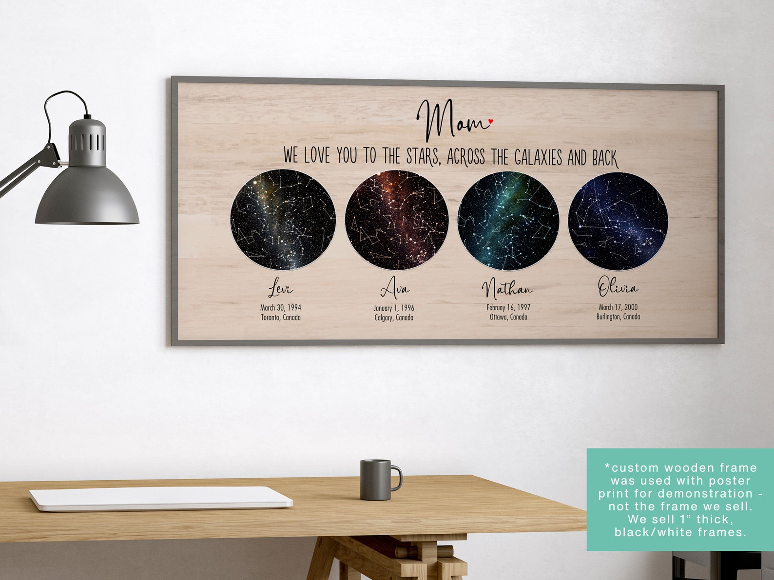 Constellation Print Custom Star Map Gift Night Sky Map by Date ...