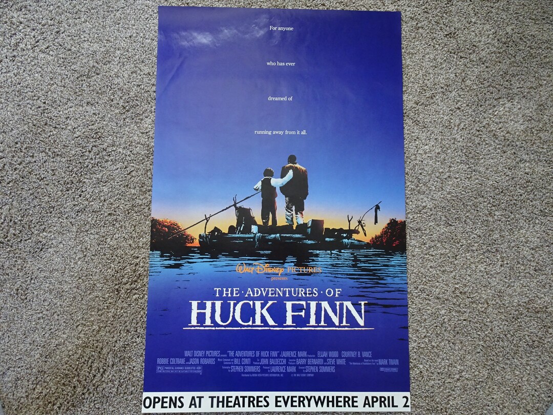 The Adventures of Huck Finn Movie Poster! - Etsy