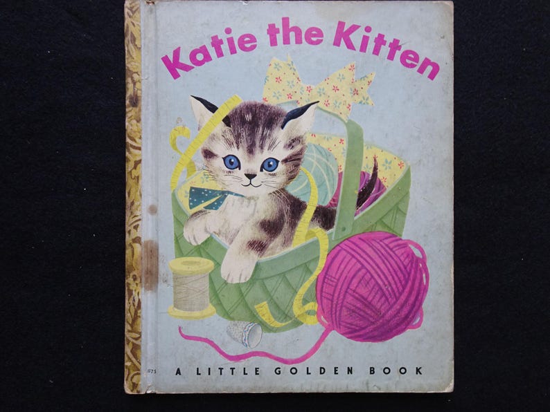 Katie the Kitten- Little Golden Book From 1949! - Etsy