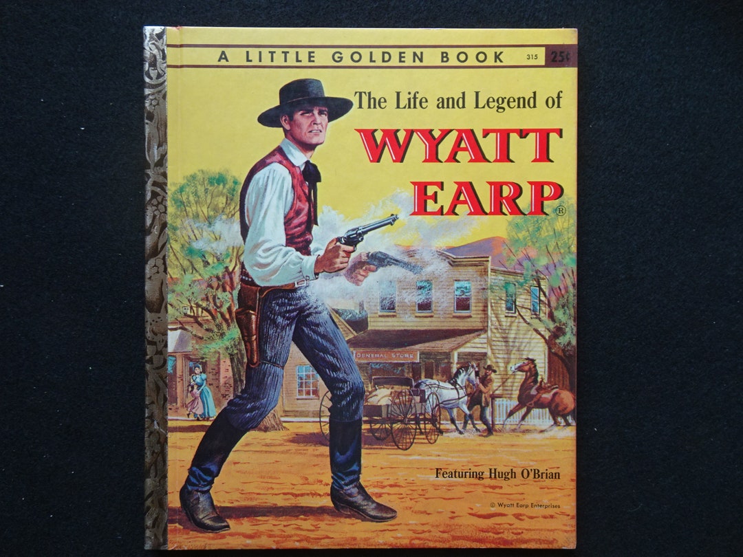The Life and Legend of Wyatt Earp- Little Golden Book From 1958! - Etsy