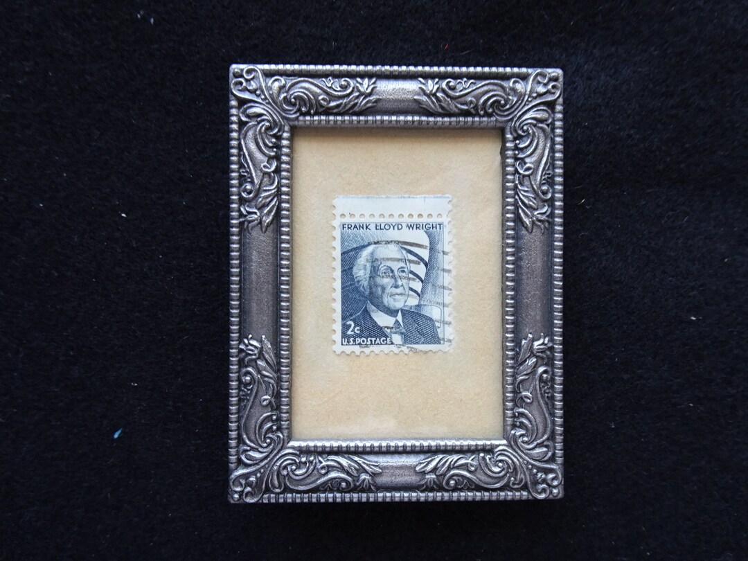 Frank Lloyd Wright Stamp in a Frame! 1966! - Etsy