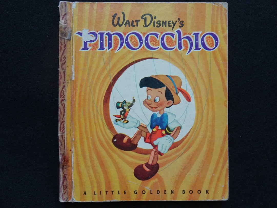 Pinocchio First Edition Little Golden Book From 1948 Etsy