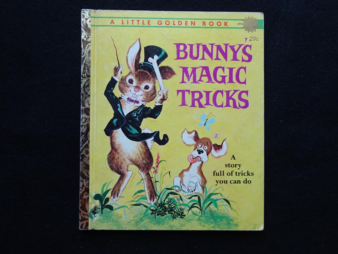 Bunny's Magic Tricks- Little Golden Book From 1962! - Etsy