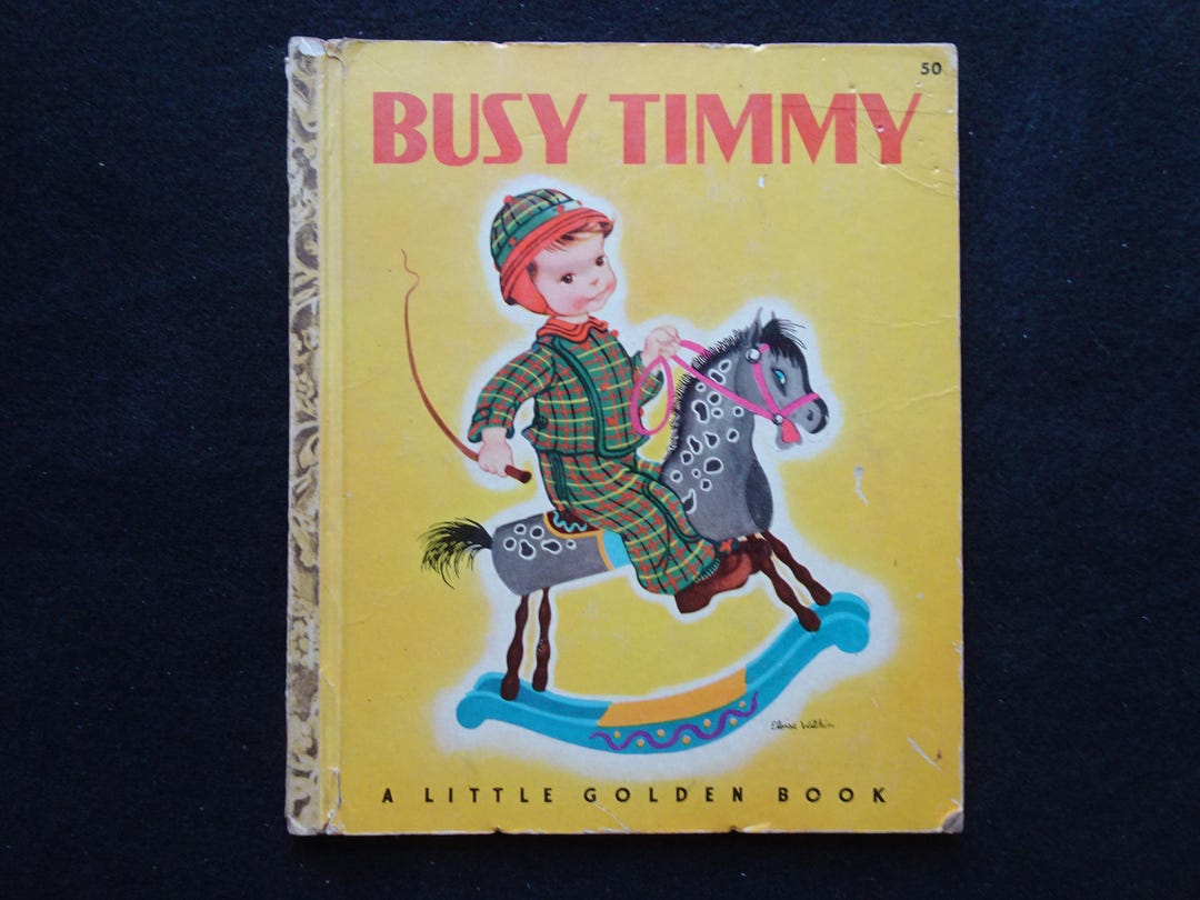 Busy Timmy 1948 Little Golden Book Eloise Wilkin - Etsy