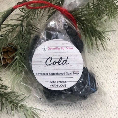 Naughty Lumps of Coal Soap, Rebatched Soap, Stocking Stuffer, Coal ...