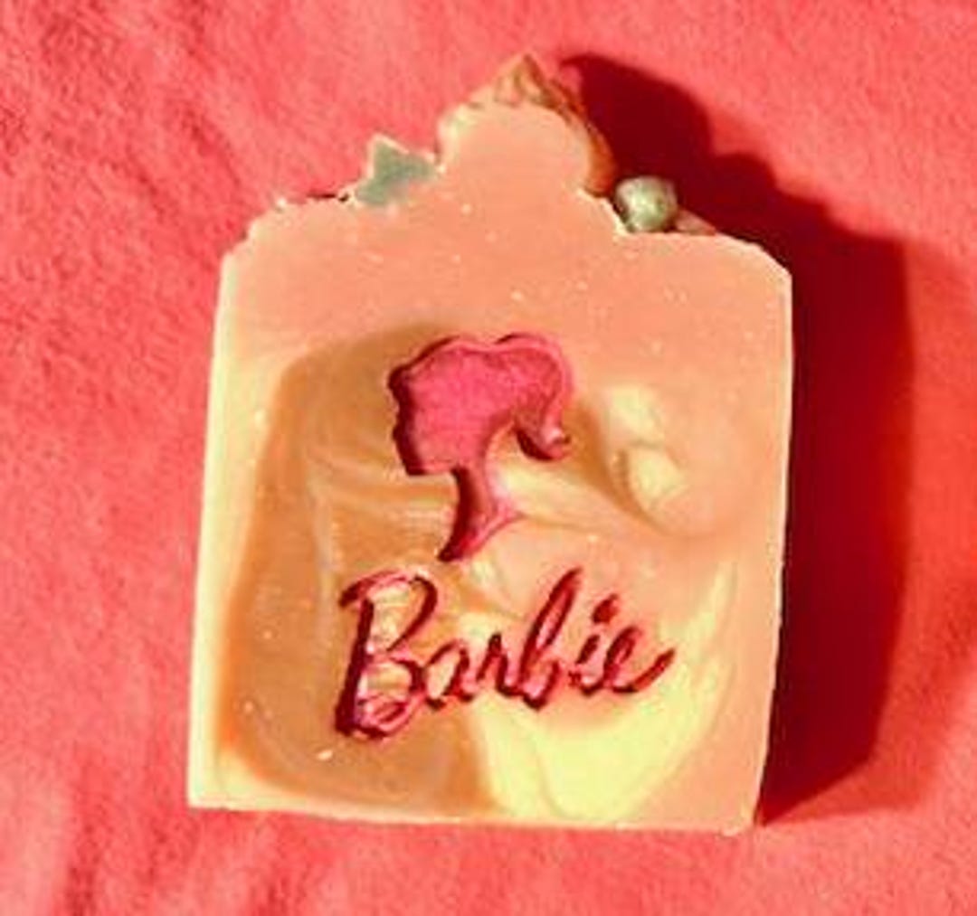 Barbie Soap, Barbie Girl Soap, Barbie Doll Soap, Pink Mimosa Soap, Girl ...
