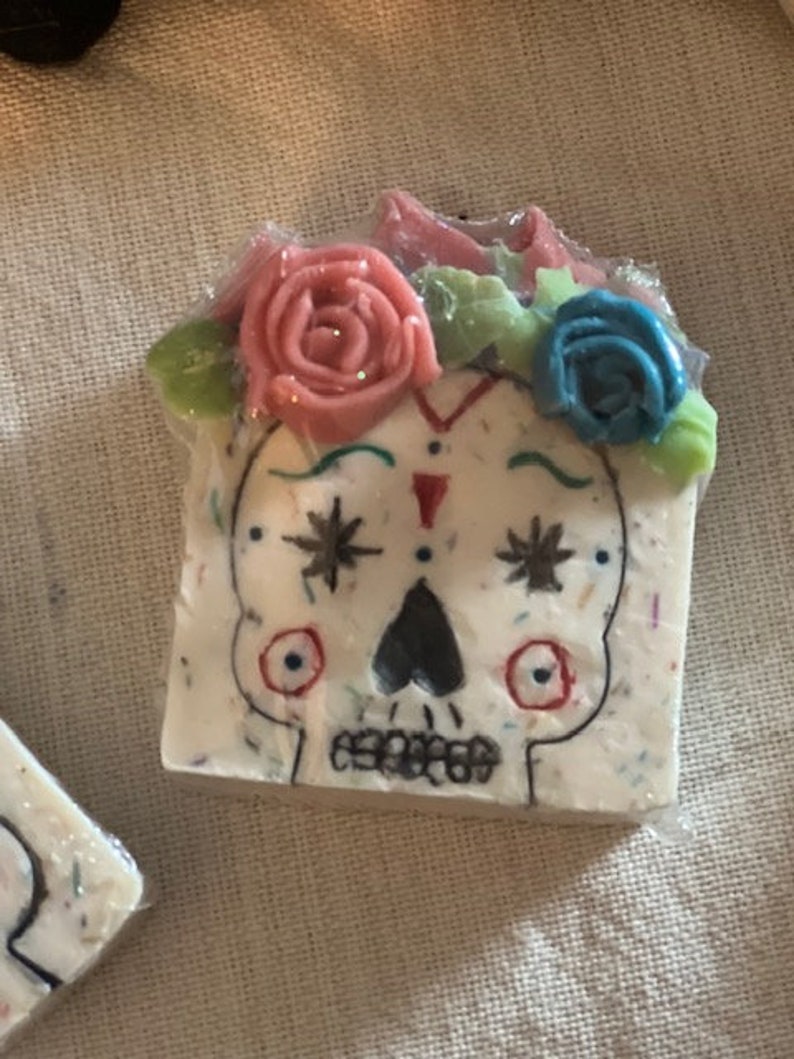 Sugar Skull Soap, Halloween Soap, Day of the Dead, Skull Soap, Fall ...