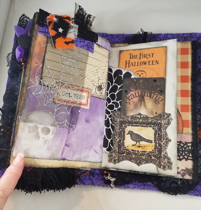 Spooky-creepy Gothic Halloween Journal - Etsy