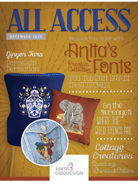 Anita Goodesign All Access DECEMBER 2020 - Etsy
