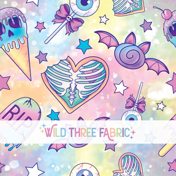 Pastel Goth Treats Seamless Digital File Pastel Goth | Etsy