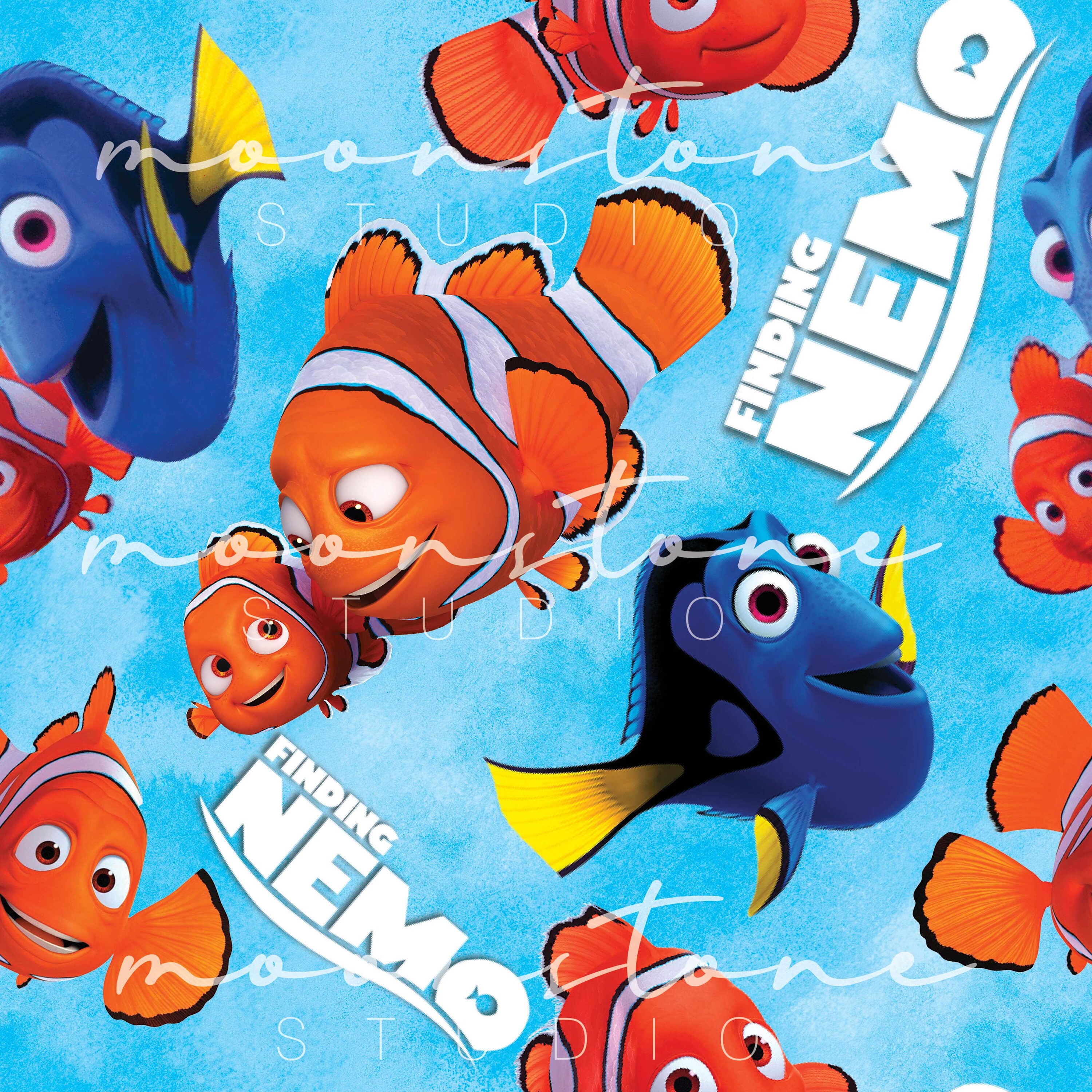 Fish Friends Seamless Digital File Movie Seamless Digital | Etsy