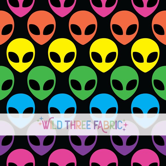Alien Seamless Digital File Rainbow Seamless Digital File - Etsy
