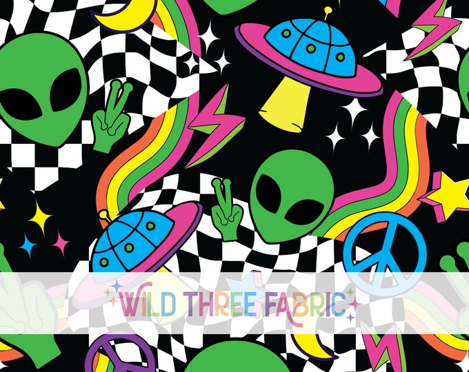 Alien Seamless Digital File Space Seamless Digital File - Etsy