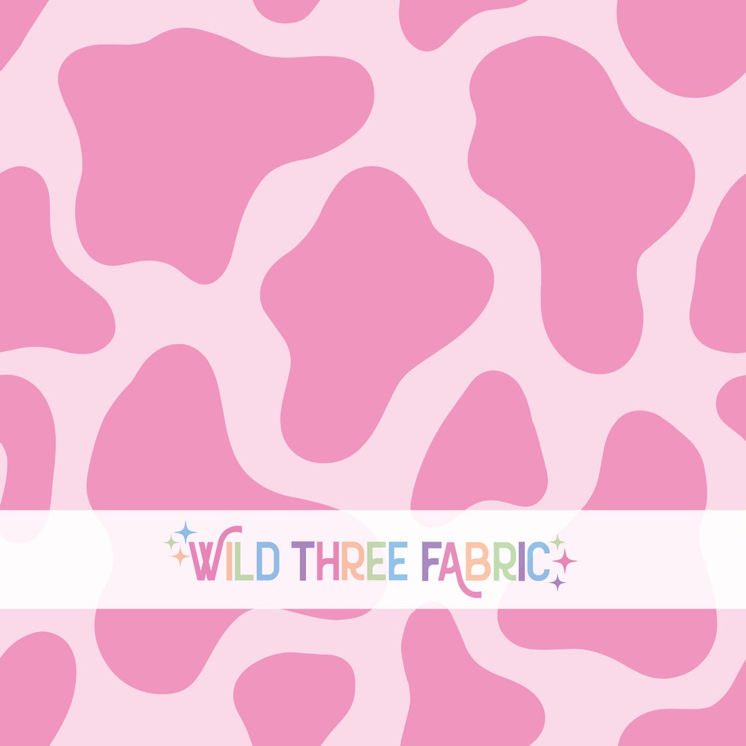 Pink Cow Seamless Digital File - Etsy