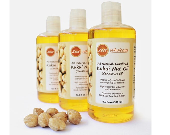 Kukui Nut Oil Unrefined From Bali 16.9 Fl. Oz. 0.5 Liter - Etsy Canada