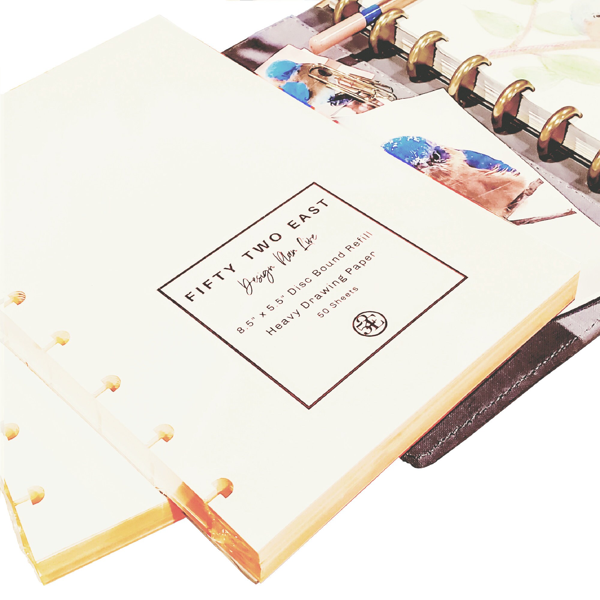 Discbound Heavy Drawing Paper-letter/8.5x11 Discbound Refills - Etsy