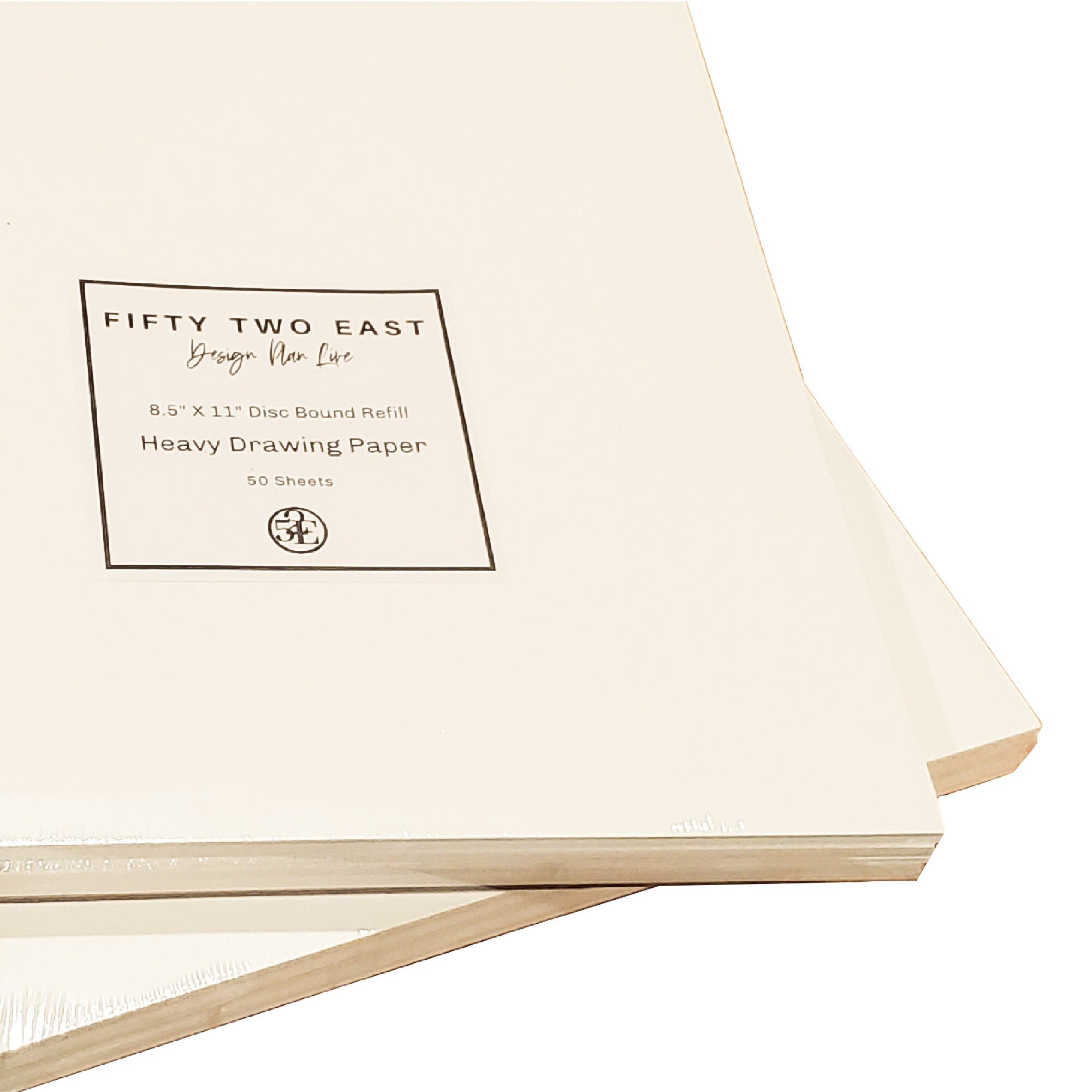 Discbound Heavy Drawing Paper-letter/8.5x11 Discbound Refills - Etsy