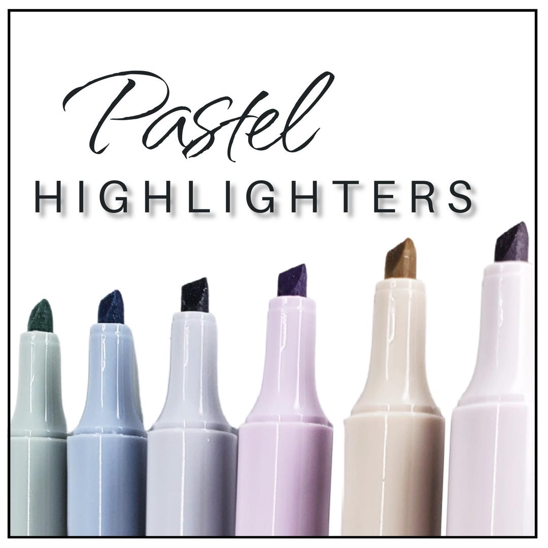 Pastel Highlighters - Bible Journals - Bullet Journals - Great Teachers ...