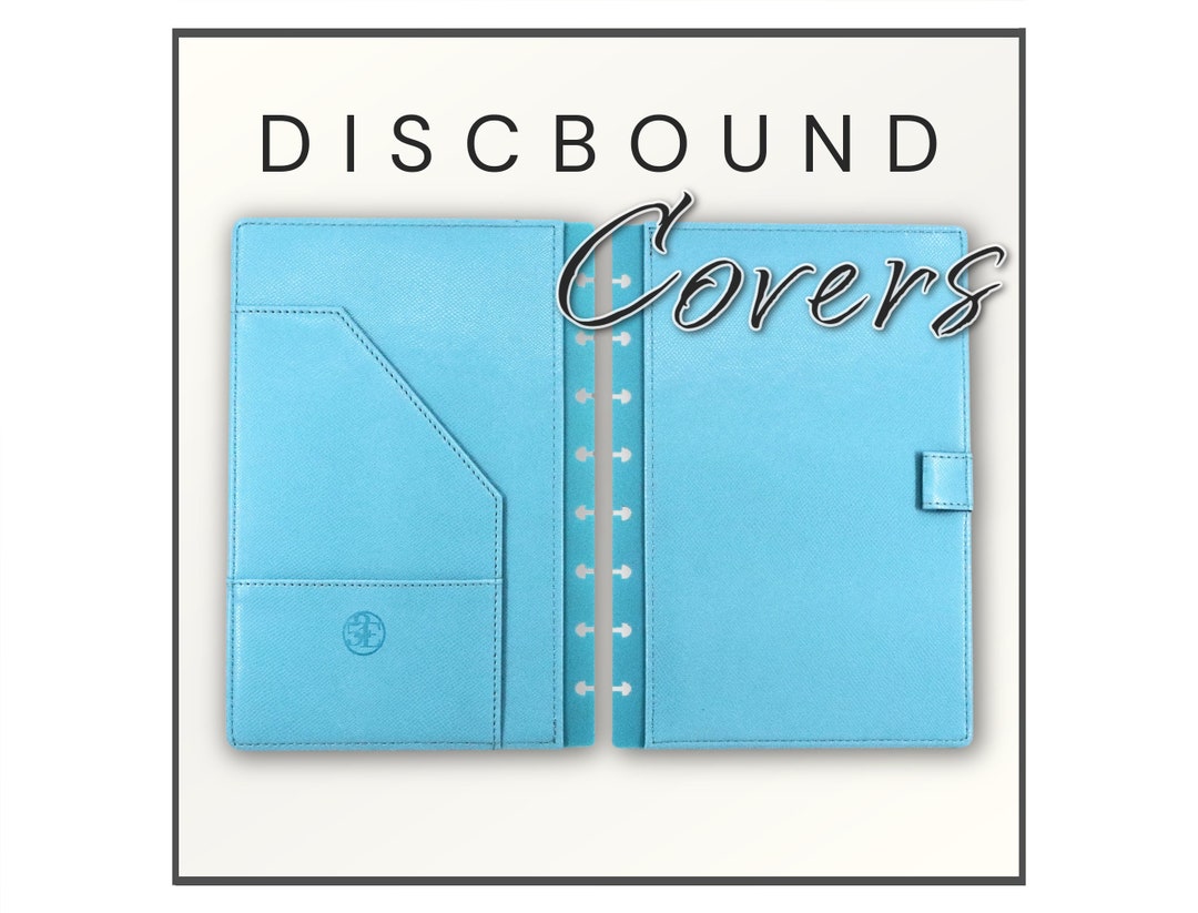 Faux Leather Half Letter Discbound Notebook Covers Pebbled Faux Leather ...