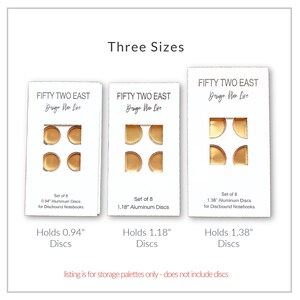 Discbound Disc Storage Palettes With Window and Magnet Closure - 3 ...