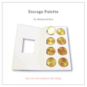 Discbound Disc Storage Palettes With Window and Magnet Closure - 3 ...