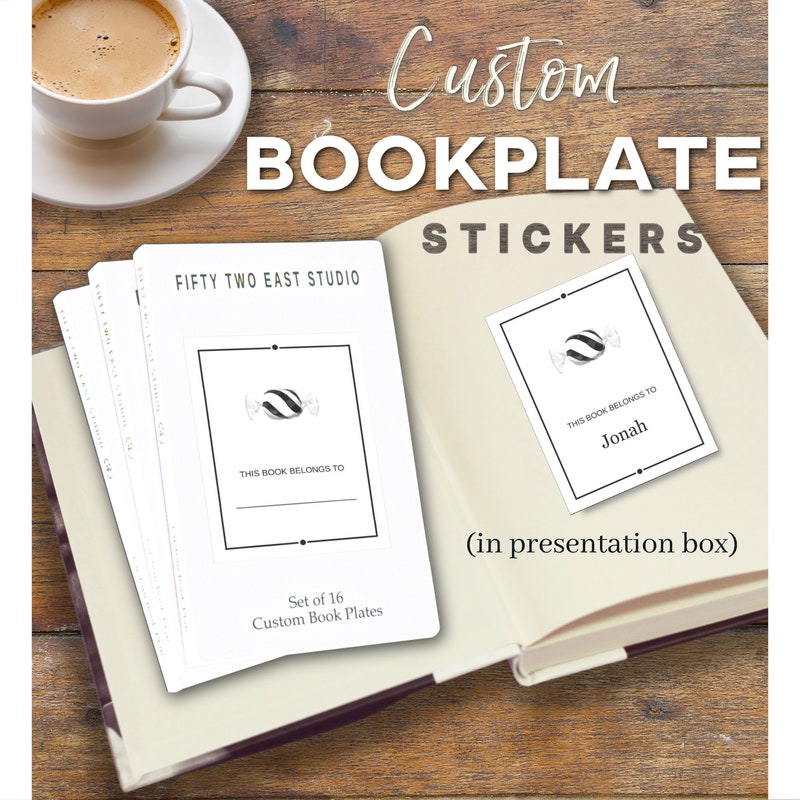Custom Bookplates - Etsy