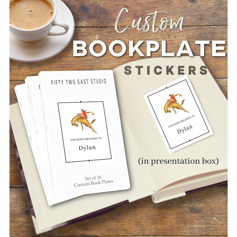 Custom Bookplates - Etsy