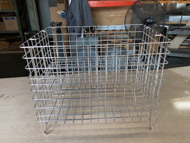 Wire Stacking Basket, Organizer, Stainless Steel Basket, Wire Basket 17 ...
