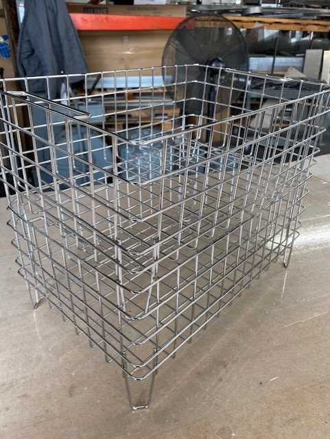 Wire Stacking Basket, Organizer, Stainless Steel Basket, Wire Basket 17 ...