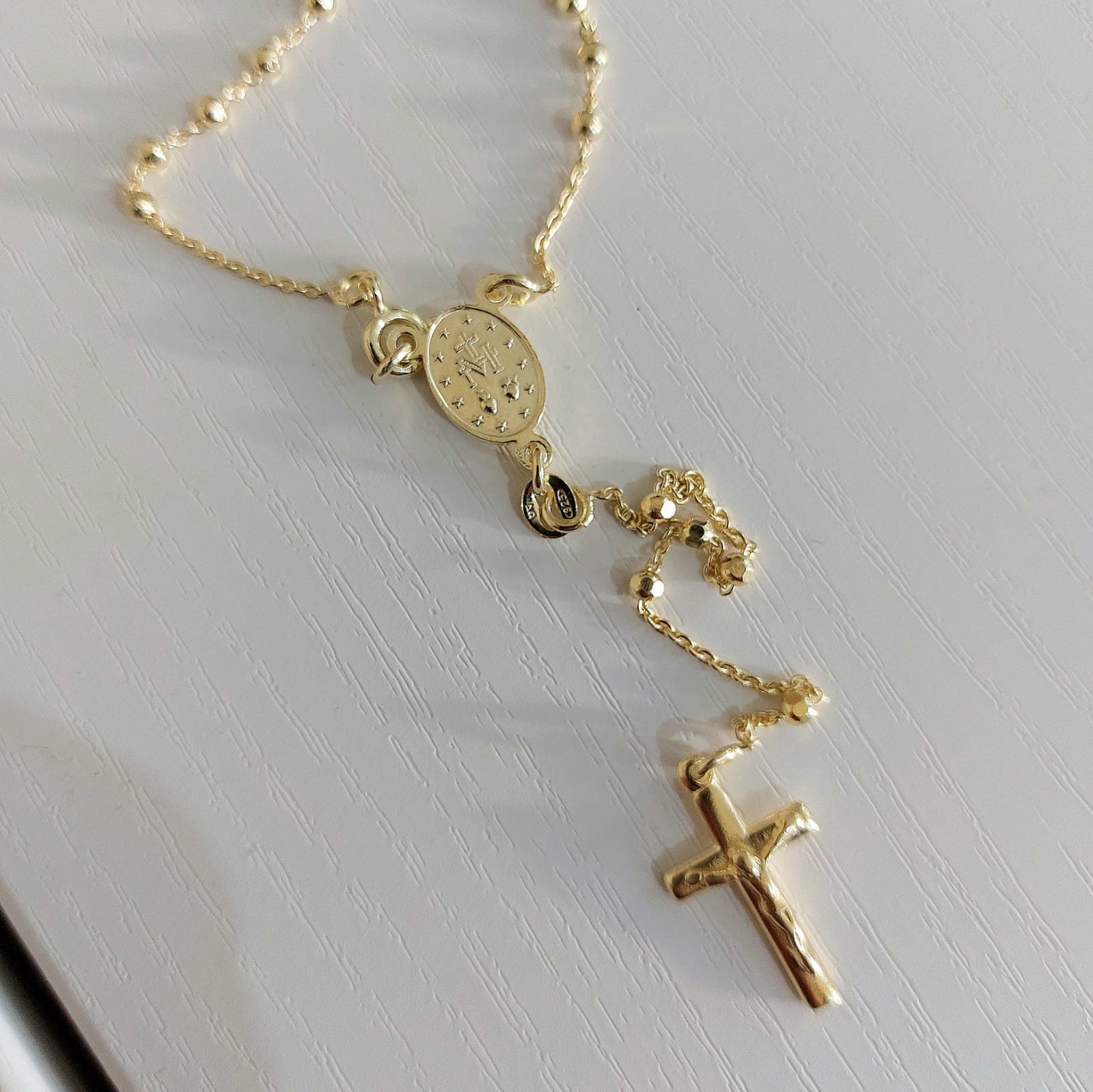 Gold Plated Rosary Necklace for Women - Etsy