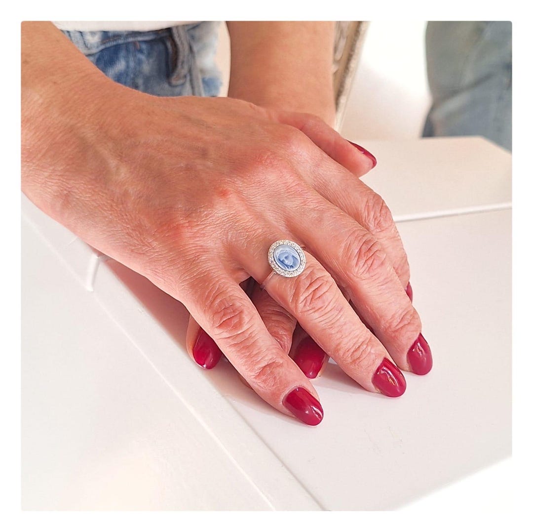 Our Lady Od Medjugorje Ring, Queen of Peace Ring, Virgin Mary Cameo ...