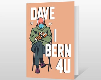 Bernie Sanders Birthday Card - Etsy