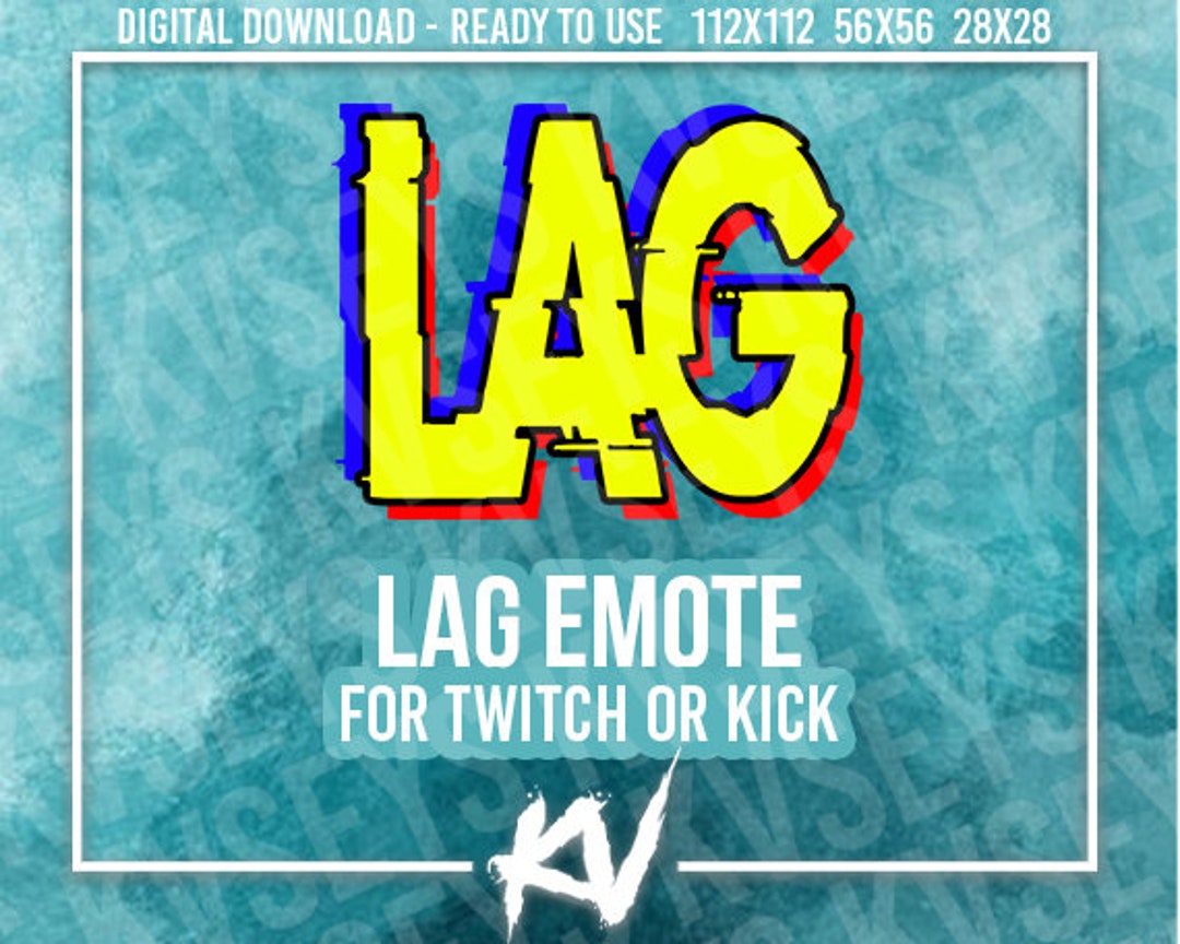 Lag Twitch Emote / Twitch Emotes / Twitch Stream / Discord Emotes ...