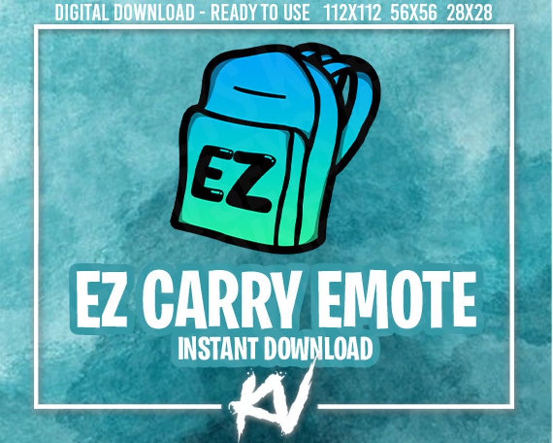 EZ Carry Twitch Emote / Twitch Emotes / Twitch Stream / Discord Emotes ...