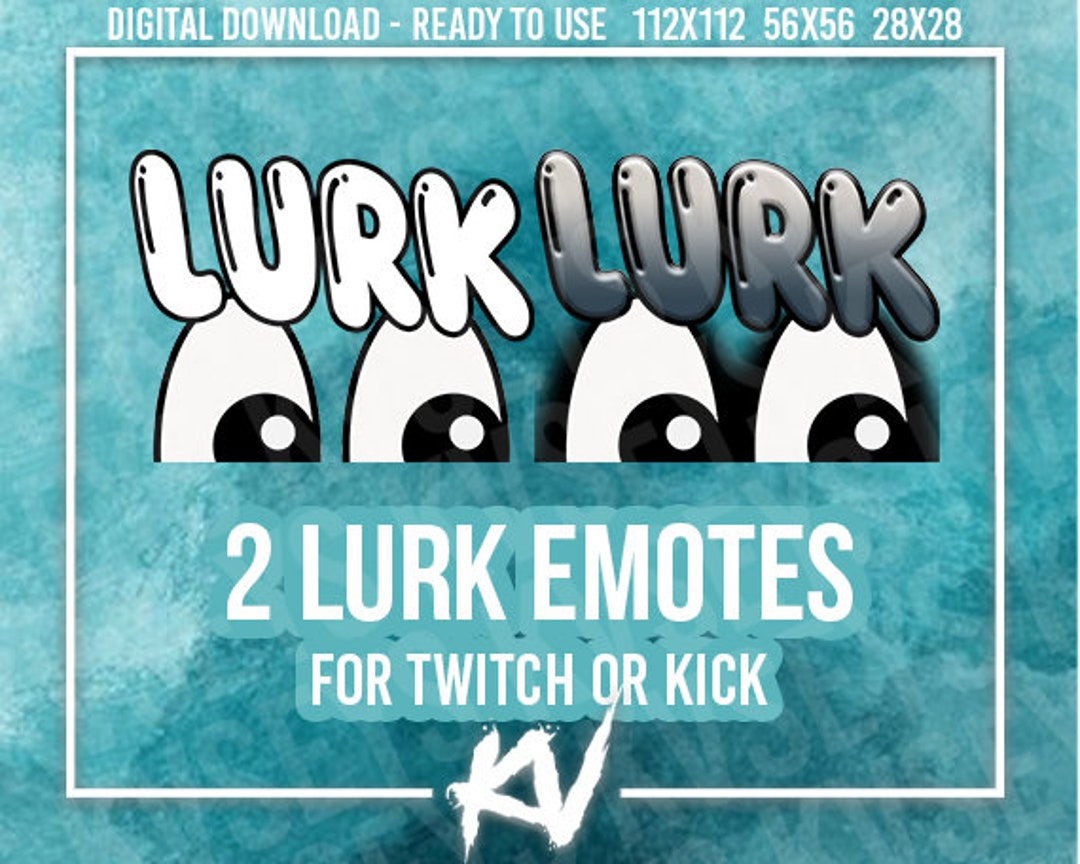 Lurking Twitch Emote / Twitch Emotes / Twitch Stream / Discord Emotes ...
