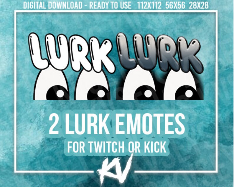 Lurking Twitch Emote / Twitch Emotes / Twitch Stream / Discord Emotes ...