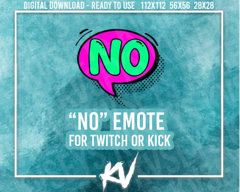 NO* Twitch Emote / Twitch Emotes / Twitch Stream / Discord Emotes ...