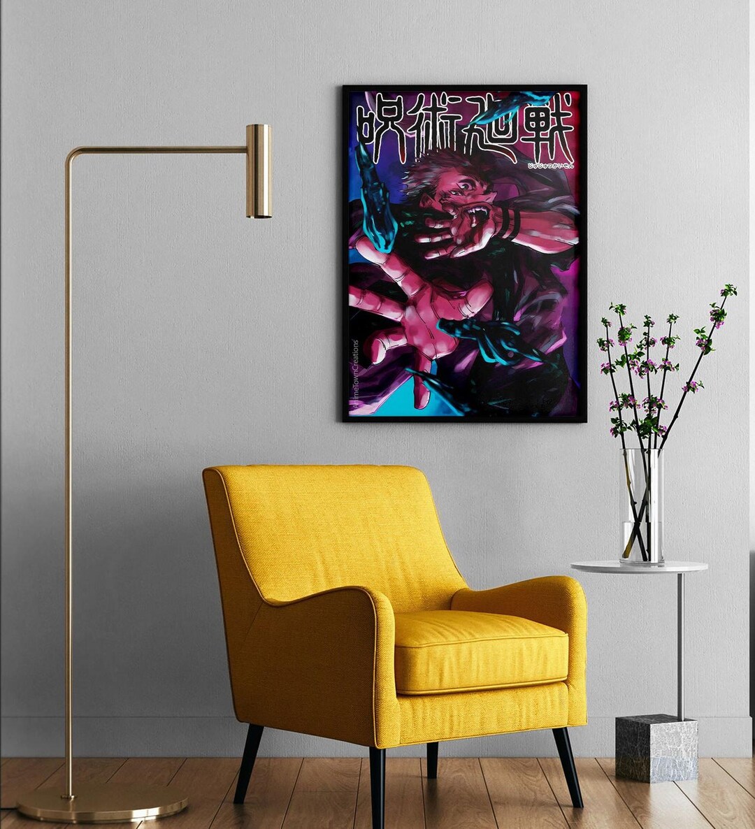 Jujutsu Kaisen Sukuna Cover Poster - Etsy
