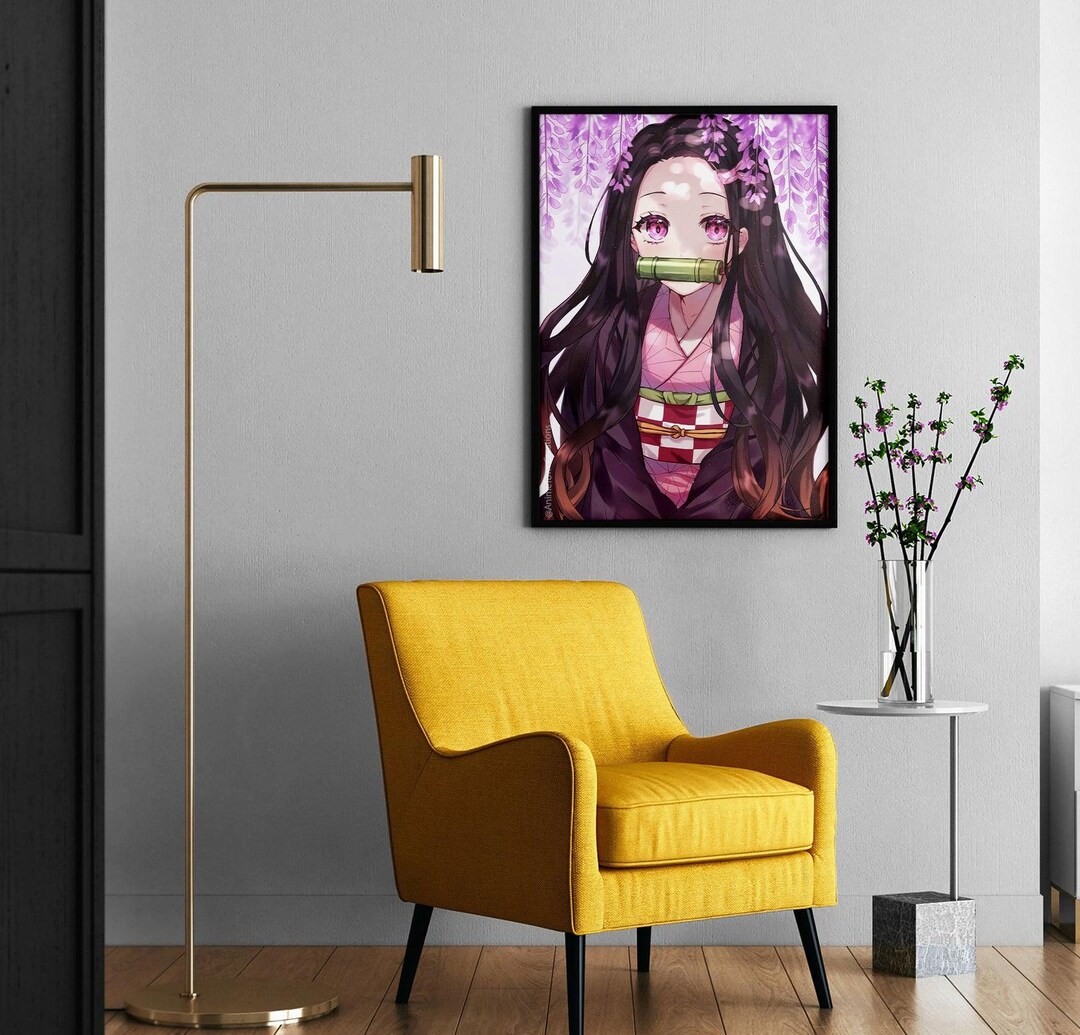 Nezuko's Spring Awakening: Demon Slayer Cherry Blossom Poster - Etsy