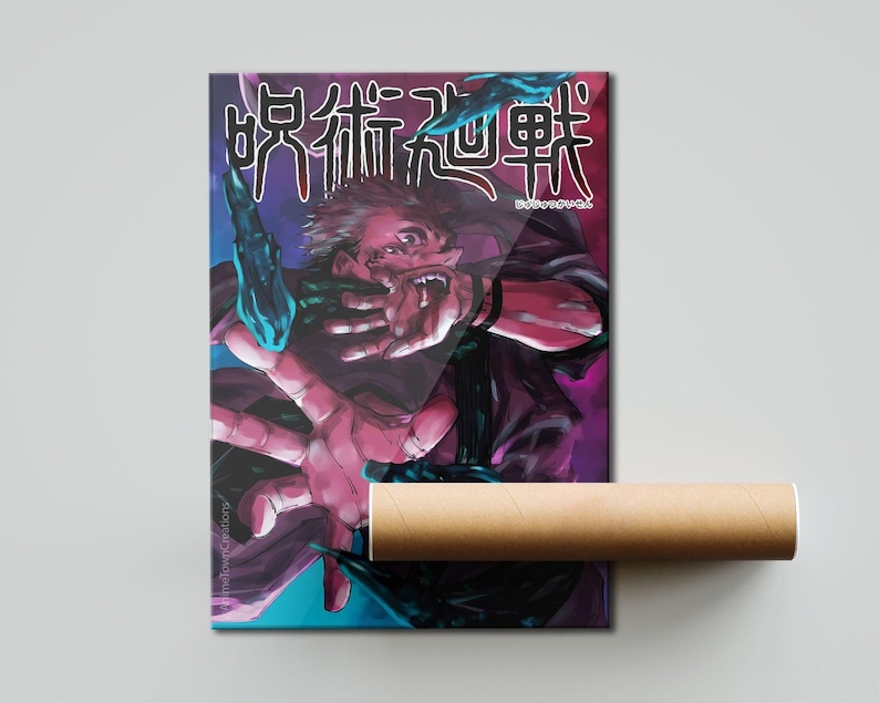 Jujutsu Kaisen Sukuna Cover Poster - Etsy Australia