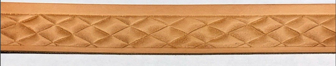Embossed Belt Blank Realistic Basket Weave - Etsy