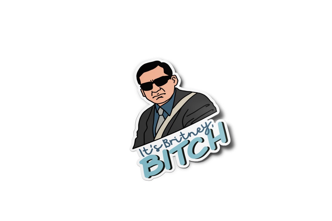 Michael Scott Glossy Sticker, the Office Stickers, Funny Stickers ...