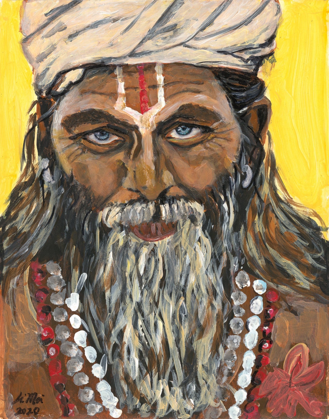 YOGA GURU CANVAS Wall Decor Canvas Yoga Guru Art - Etsy UK