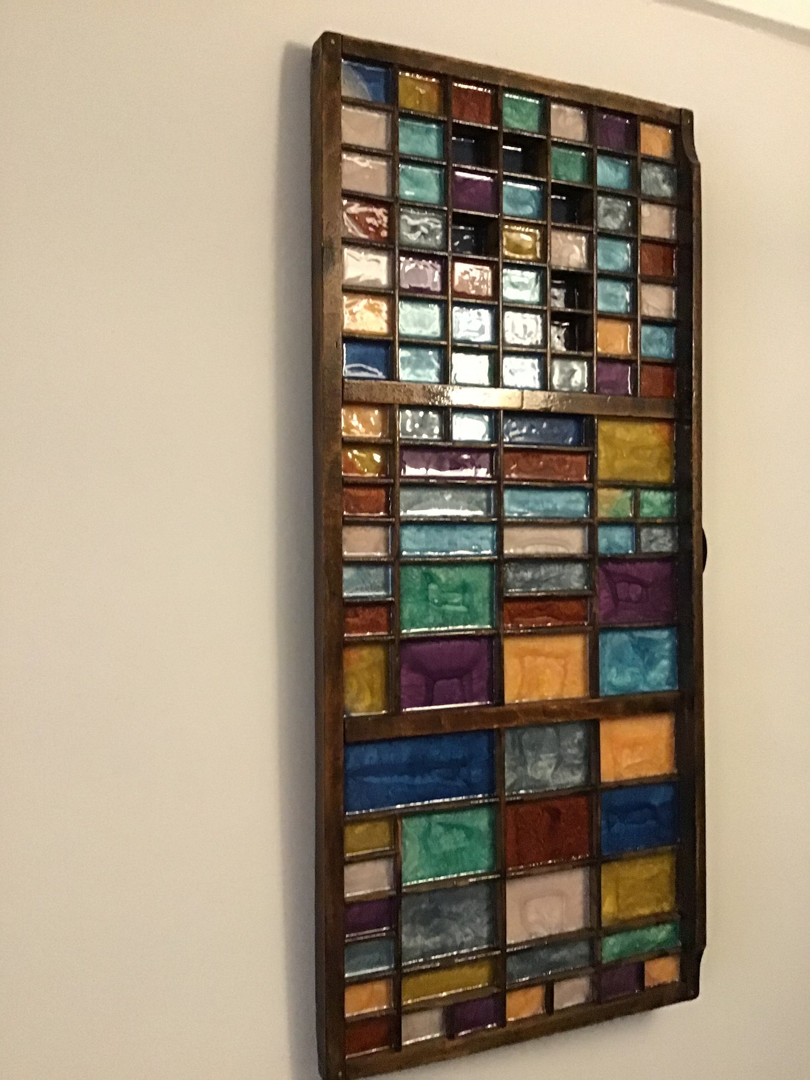 Vintage Recycled Type Press Tray Draw Infilled With Resin Wall Art - Etsy