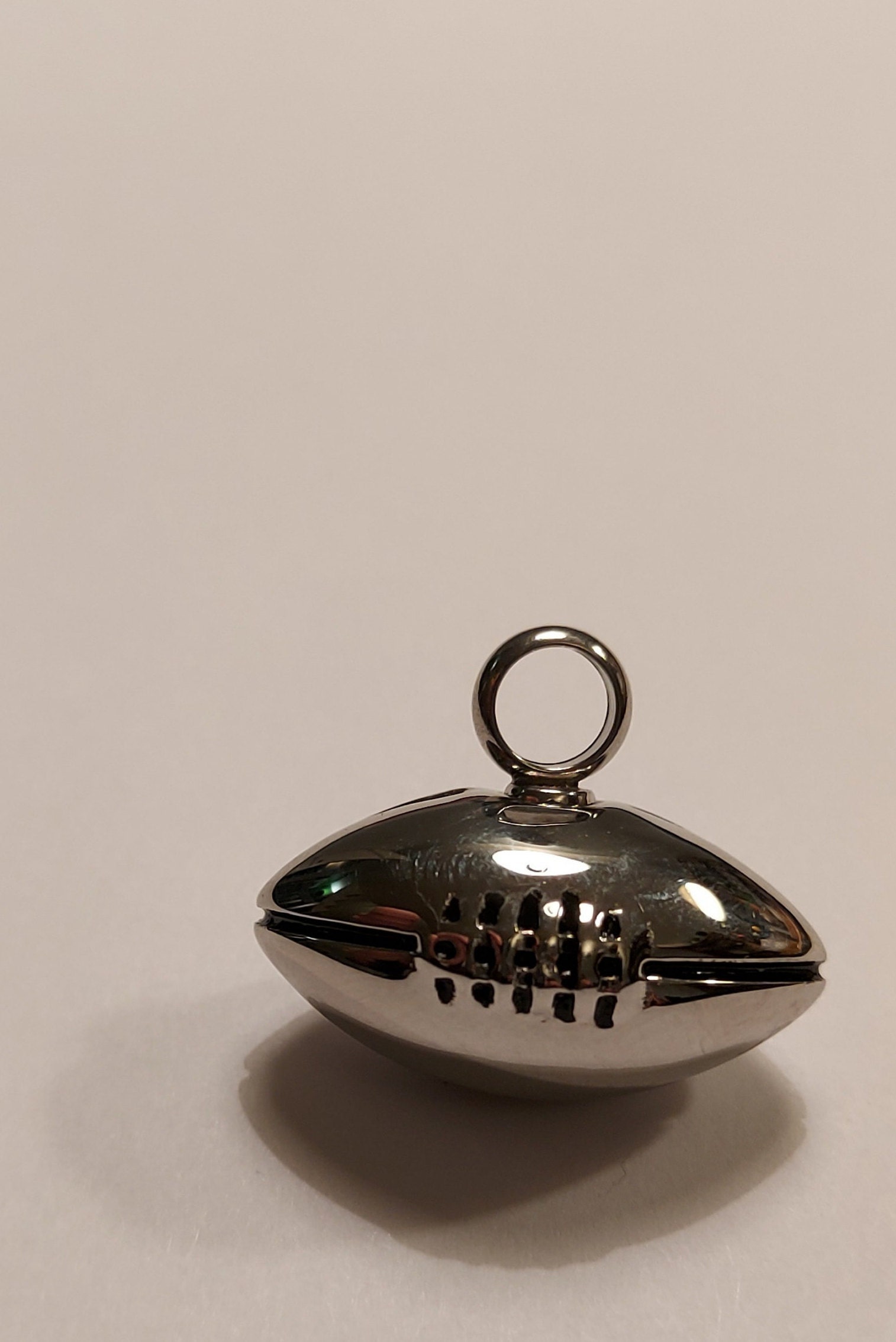 Rugby Ball Necklace Choker Pendant on Leather Cord - Etsy