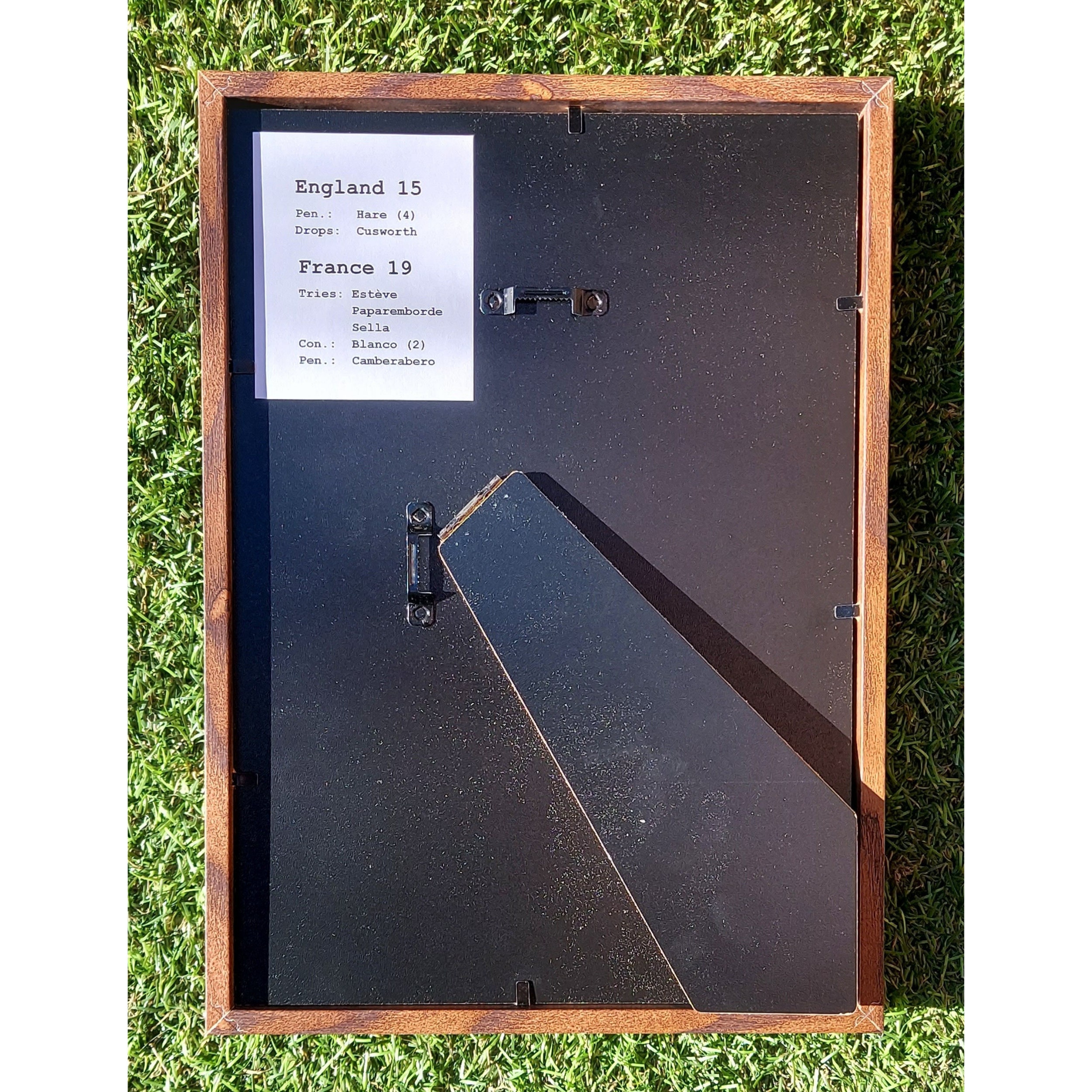 Framed Rugby Programmes Made to Order Designed by You - Etsy UK