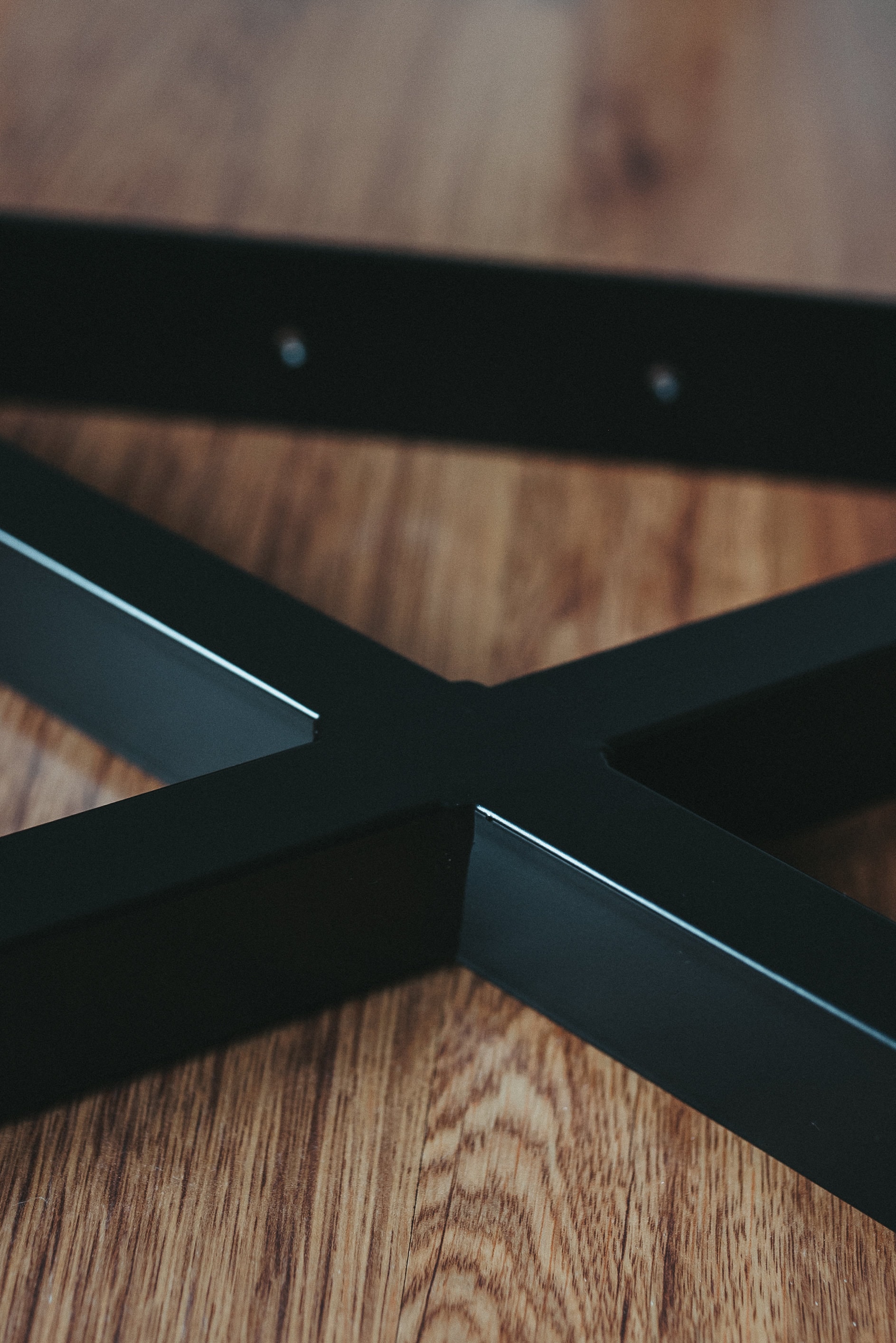 Table Legs Set of 2 Metal Table Base Steel Legs Wood | Etsy